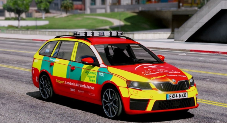 Моды для GTA 5 HEMS Skoda Octavia RRV полиция